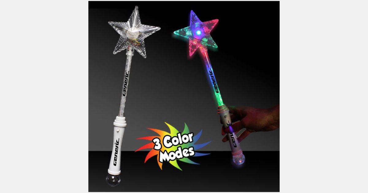 Magic Light Up Wand with your logo | ImprintLogo.com
