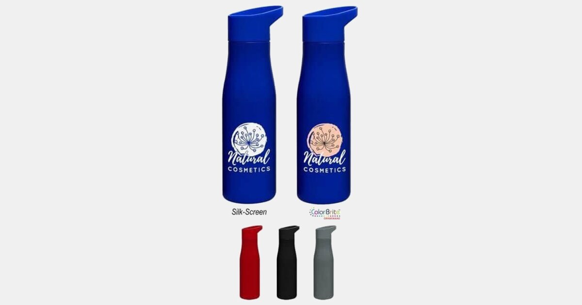 18 Oz Emery Stainless Steel Bottle with your logo | ImprintLogo.com