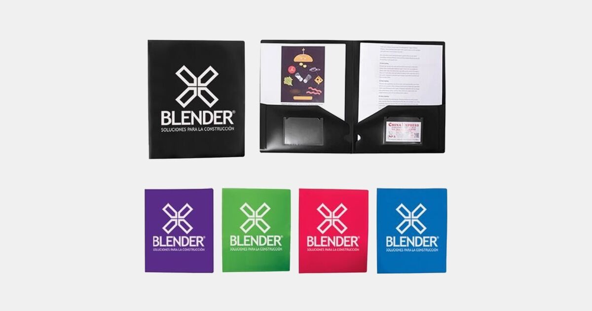 Custom Printed Folder 2 Pocket with your logo | ImprintLogo.com