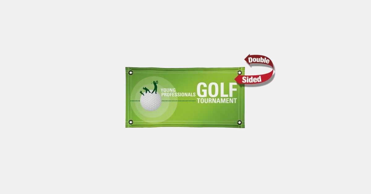 Vinyl Banner Double-Sided 2' x 4' 18 Oz with your logo | ImprintLogo.com