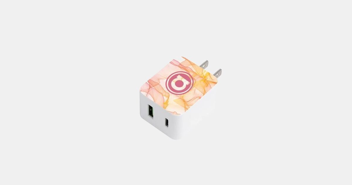 Ul Listed 20w Usb & Type-C Wall Adapter with your logo | ImprintLogo.com