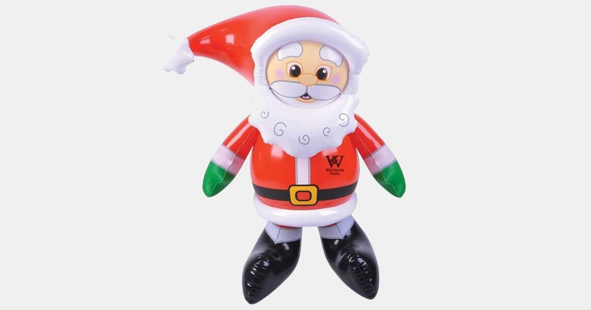 24" Santa Inflate with your logo | ImprintLogo.com