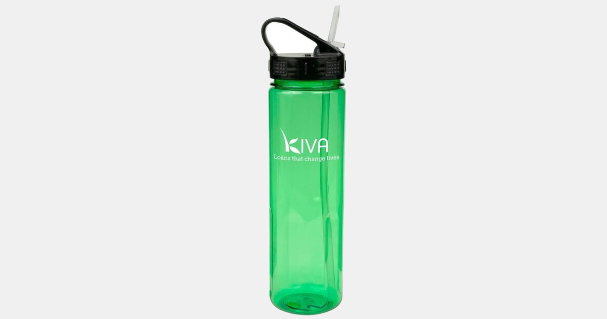 Custom Printed Prestige Bottle With Sport Sip Lid & Straw 24Oz with ...