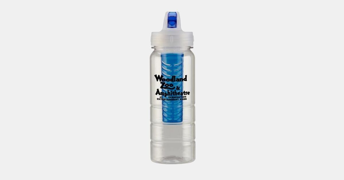 Custom Printed Polysure Ridge Bottle &Fruit Infuser 25oz with your logo ...