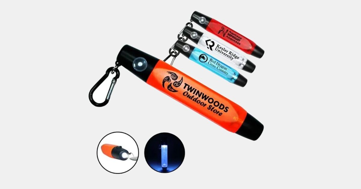 Custom Imprinted 3 in 1 LED Safety Stick with your logo | ImprintLogo.com