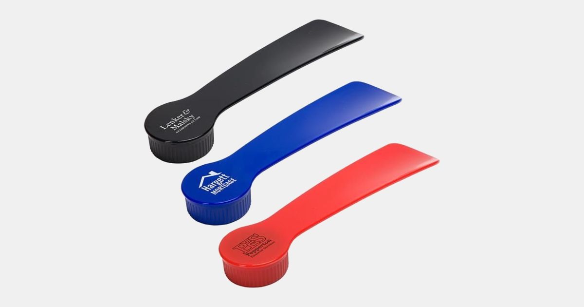 Custom 3-In-1 Shoe Gadget: Shine, Brush & Horn with your logo ...