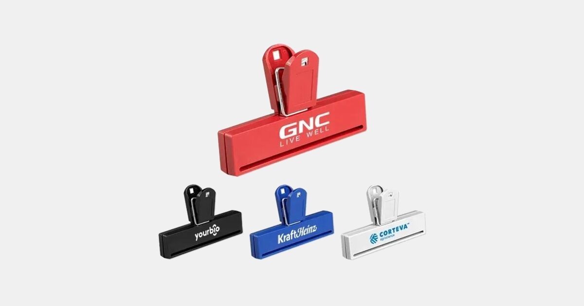 Custom Printed Chip Clip 4" with your logo | ImprintLogo.com