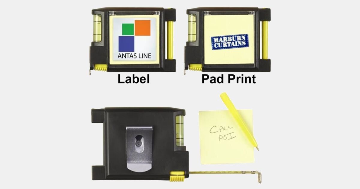 4-in-1 Tape Measure with your logo | ImprintLogo.com