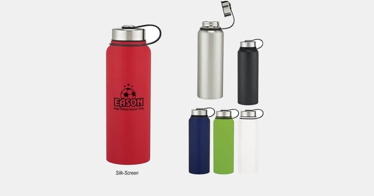 Custom Printed Invigorate Stainless Steel Bottle 40oz with your logo ...