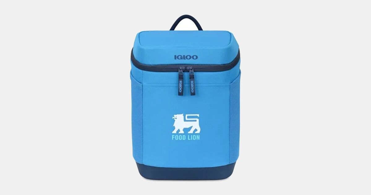 Custom Printed igloo(R) Day Chiller Backpack 12 Can Soft Cooler with ...