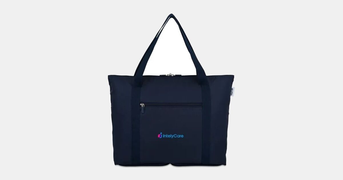 Custom Printed RuMe(R) Recycled cFold Travel Tote with your logo ...