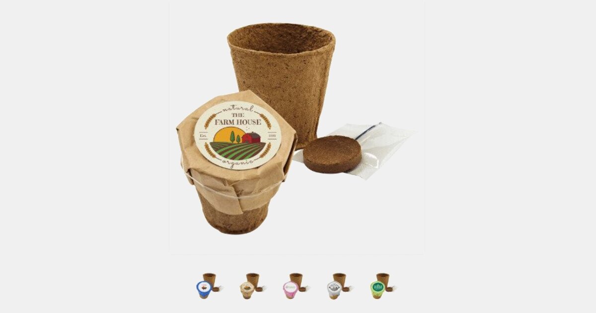 Custom Imprinted Growables Planter with your logo | ImprintLogo.com