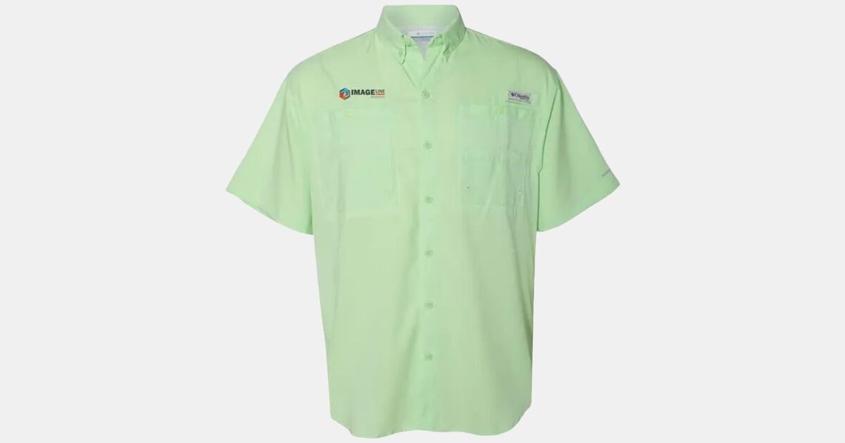 Custom Printed Short-Sleeve Shirt - Columbia PFG Tamiami II with your ...