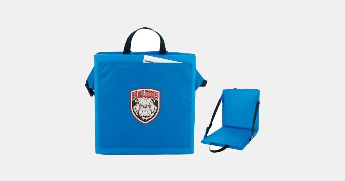 Custom Printed Deluxe Stadium Seat with your logo | ImprintLogo.com