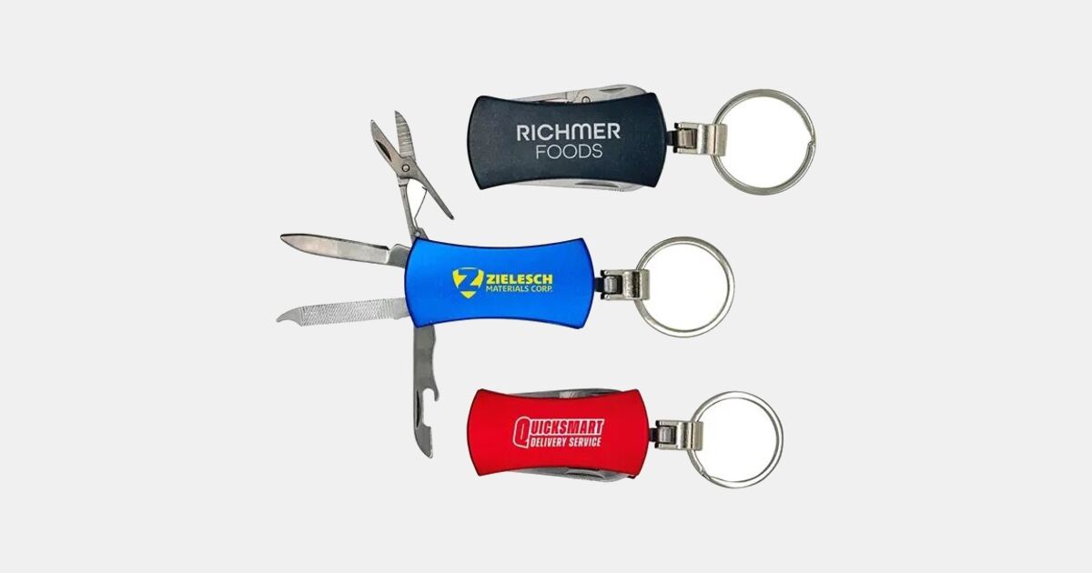 Custom Best Buddy Tools(R) 5-in-1 Multi-Tool Pocket Key Ring with your ...