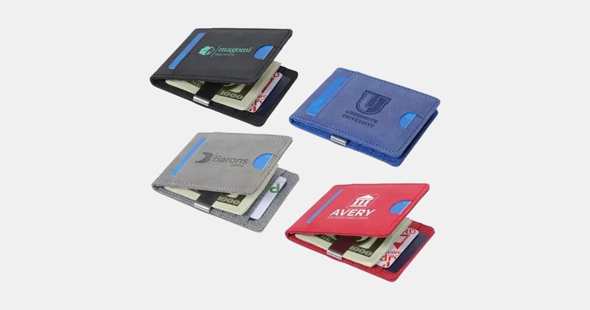 Custom Printed Best Buddy Tools(R) Slim Wallet with Money Clip with ...