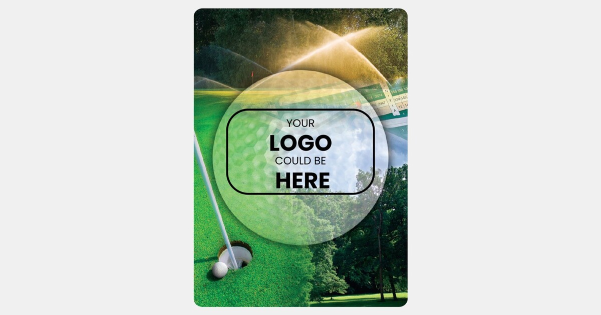 Custom Printed Playing Cards Golf Theme with your logo | ImprintLogo.com