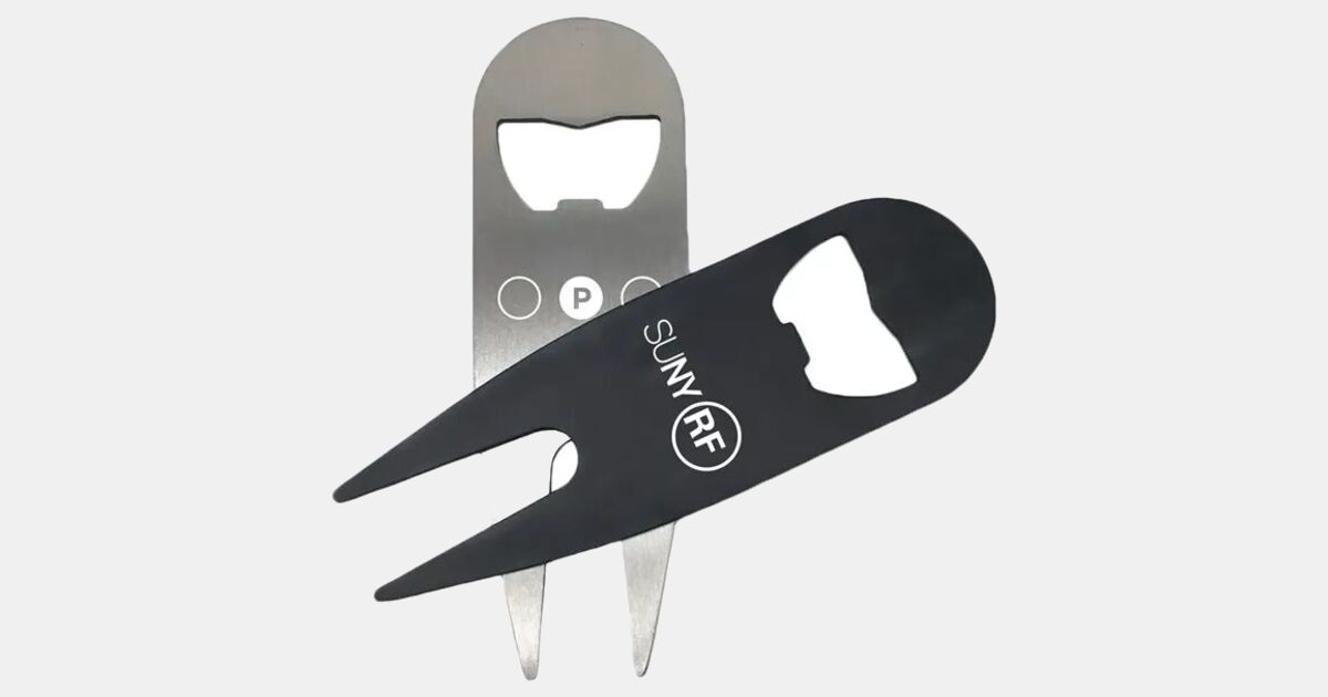 Laser Engraved Golf Divot Tool with Bottle Opener with your logo ...