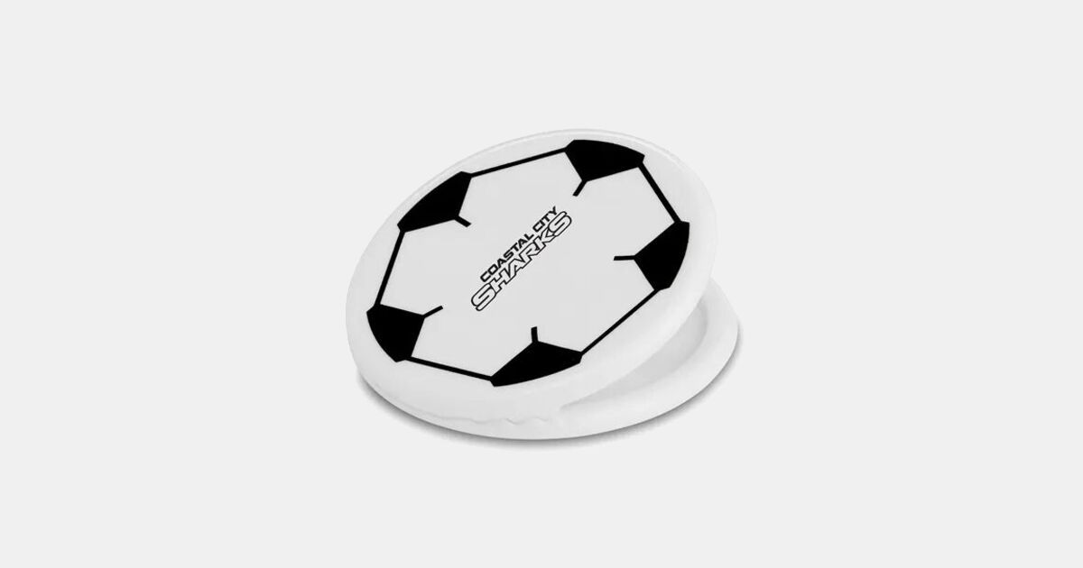 Custom Printed Soccer Magnetic Memo Clip with your logo | ImprintLogo.com