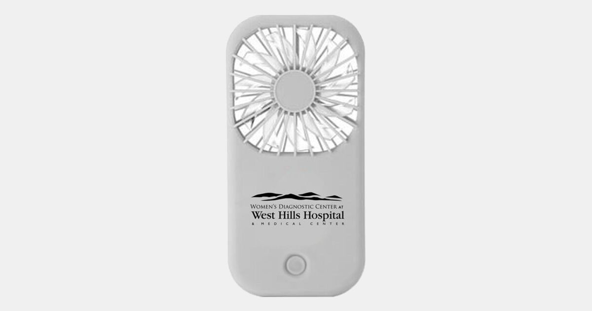 Custom Printed Handheld Battery Powered Fan with your logo ...