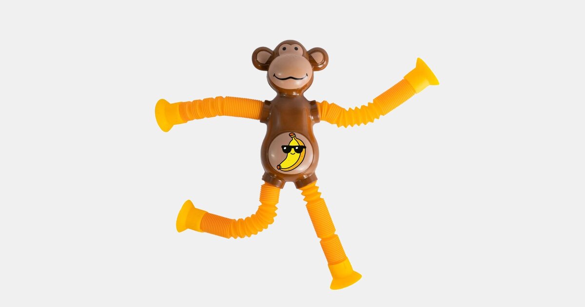 Custom Printed Monkey Bendy Man with your logo | ImprintLogo.com
