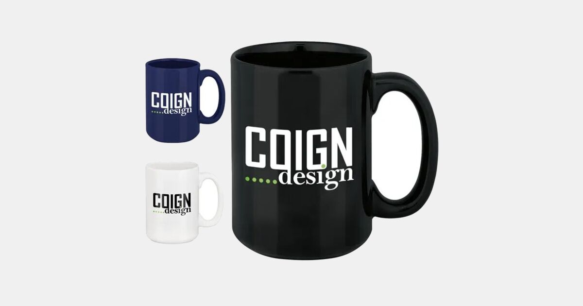 Custom Imprinted Magnum Mug 14 Oz with your logo | ImprintLogo.com