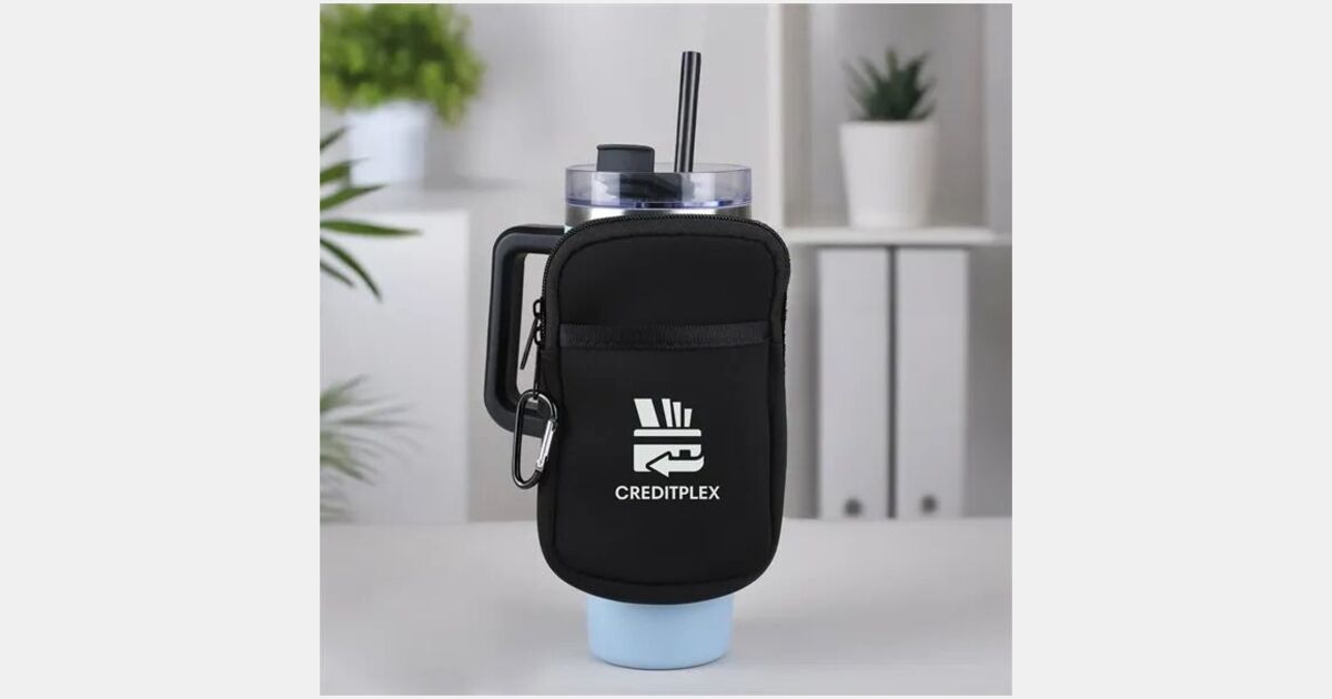 Custom Printed Carry-All Neoprene Tumbler Pouch with your logo ...