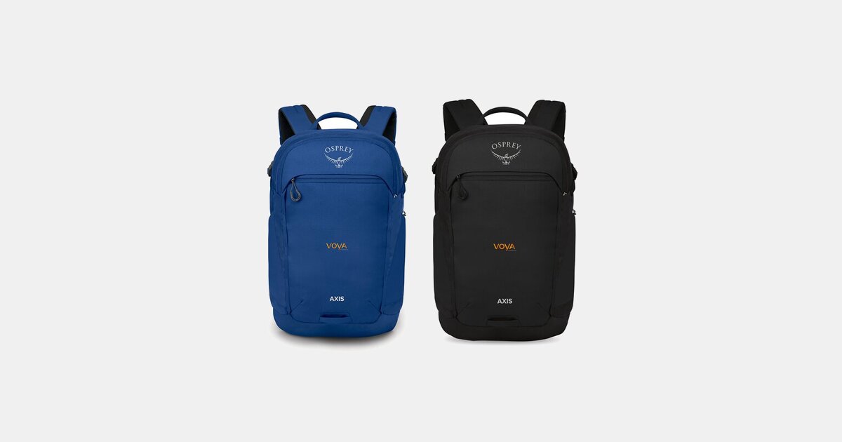 Custom Printed Osprey Axis Backpack with your logo | ImprintLogo.com
