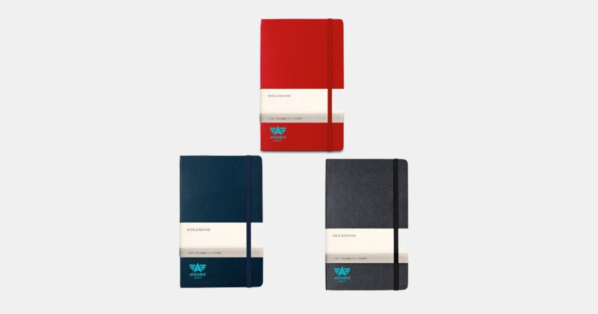 Custom Imprinted Moleskine(R) Hard Cover Expanded Notebook with your ...