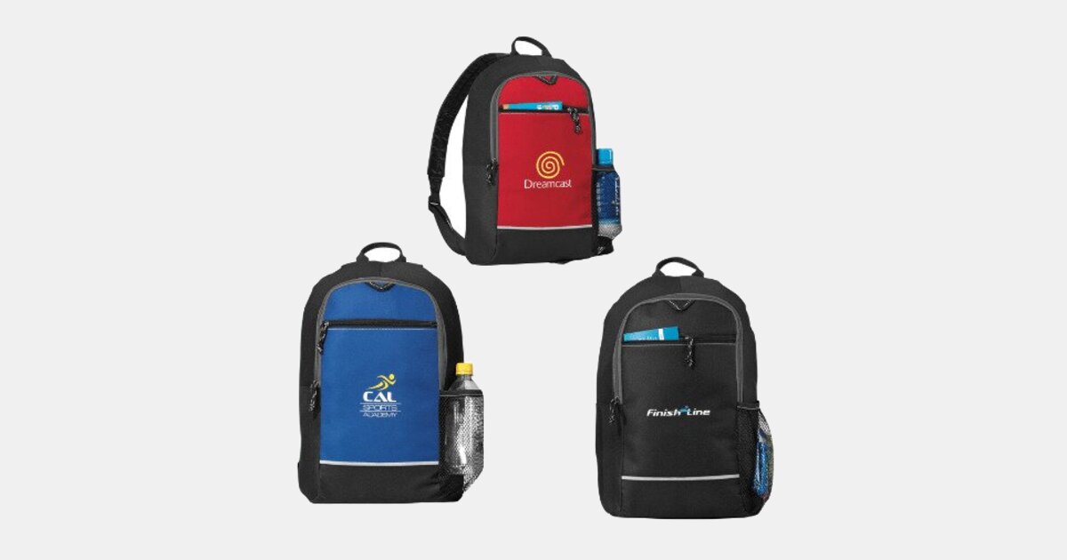 Custom Imprinted Essence Backpack with your logo | ImprintLogo.com