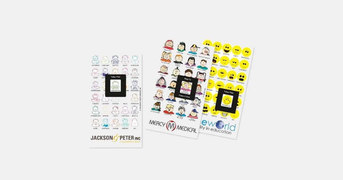 Custom Printed MOOD METERS(R) Mood Magnet with your logo | ImprintLogo.com