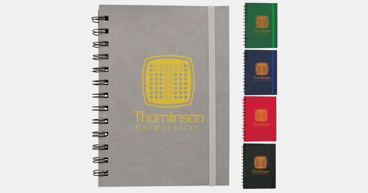 Custom Imprinted Soft Cover Spiral Notebook with your logo ...