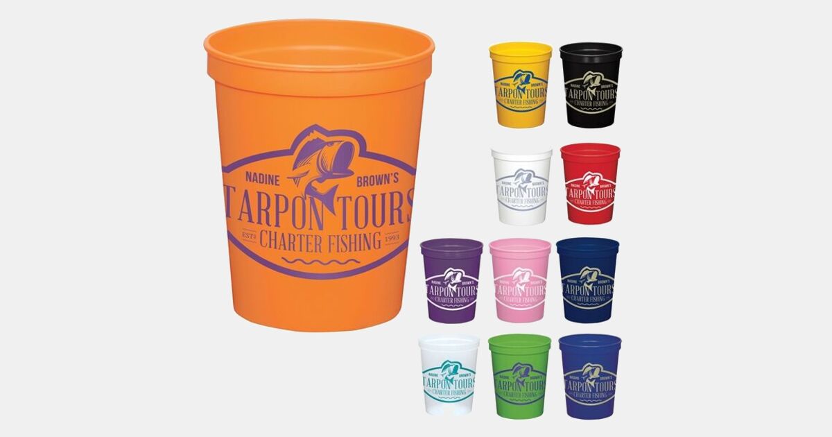 Custom Printed Stadium Cup 16 Oz with your logo | ImprintLogo.com