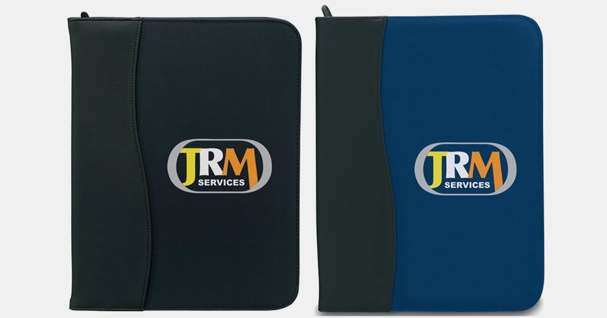 Custom Imprinted SIgN wave(R) Zippered Pad Holder with your logo ...