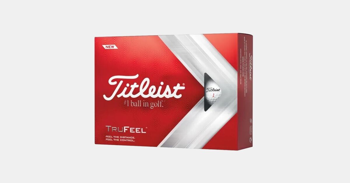 Custom Imprinted Titleist(R) TruFeel (TM) Golf Ball with your logo ...