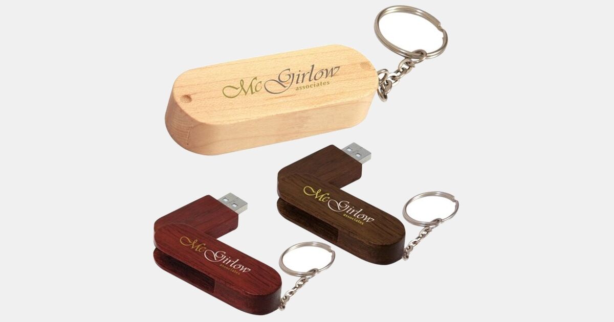 Custom Imprinted Bamboo Bullet USB 2.0 Flash Drive with your logo ...