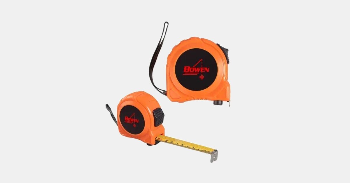 Custom Printed Tape Measure 25' with your logo | ImprintLogo.com