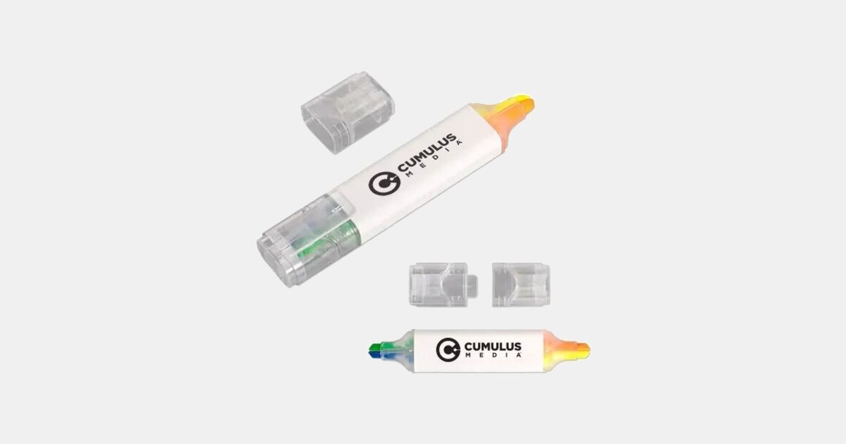 Custom Printed Quad Highlighter with your logo | ImprintLogo.com
