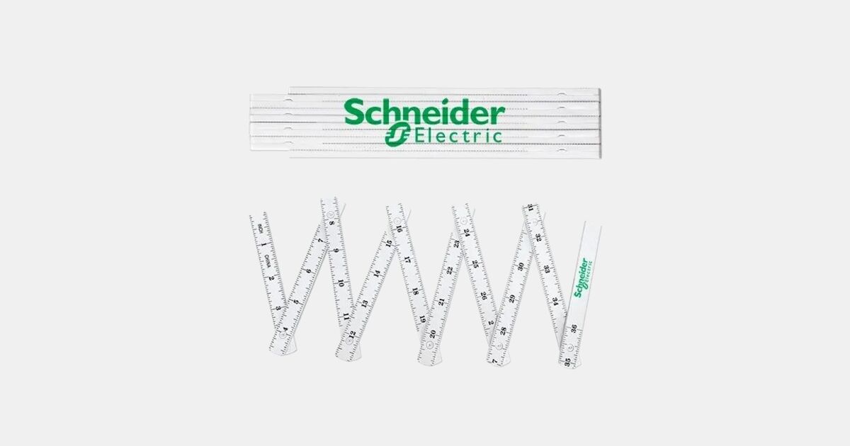 Custom Printed 36" Folding Ruler with your logo | ImprintLogo.com