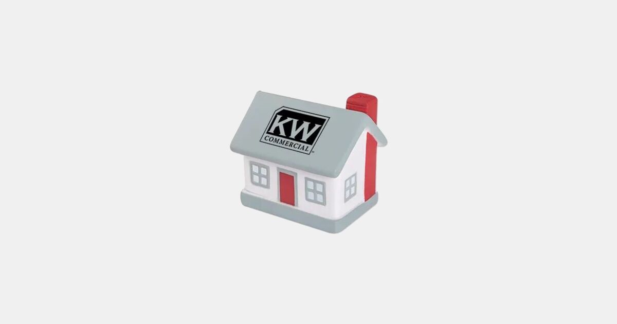 Custom Printed House Stress Reliever with your logo | ImprintLogo.com