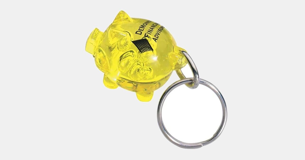 Custom Printed Bank'r Keytag with your logo | ImprintLogo.com