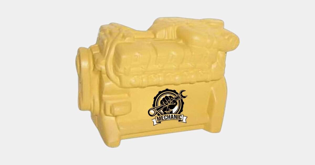 Custom Printed Engine Stress Reliever with your logo | ImprintLogo.com