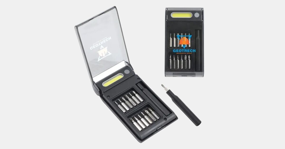 Custom Best Buddy Tools(R) Precision Tool Kit w/ COB Work Light with ...
