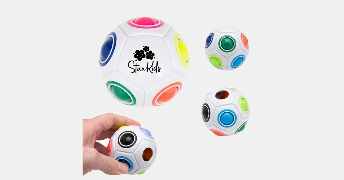 Custom Printed Stress Pop Ball Game with your logo | ImprintLogo.com
