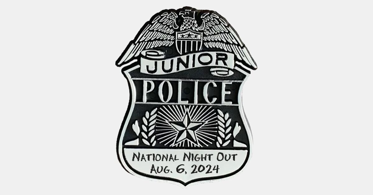 Custom Printed Junior Police Badge with your logo | ImprintLogo.com