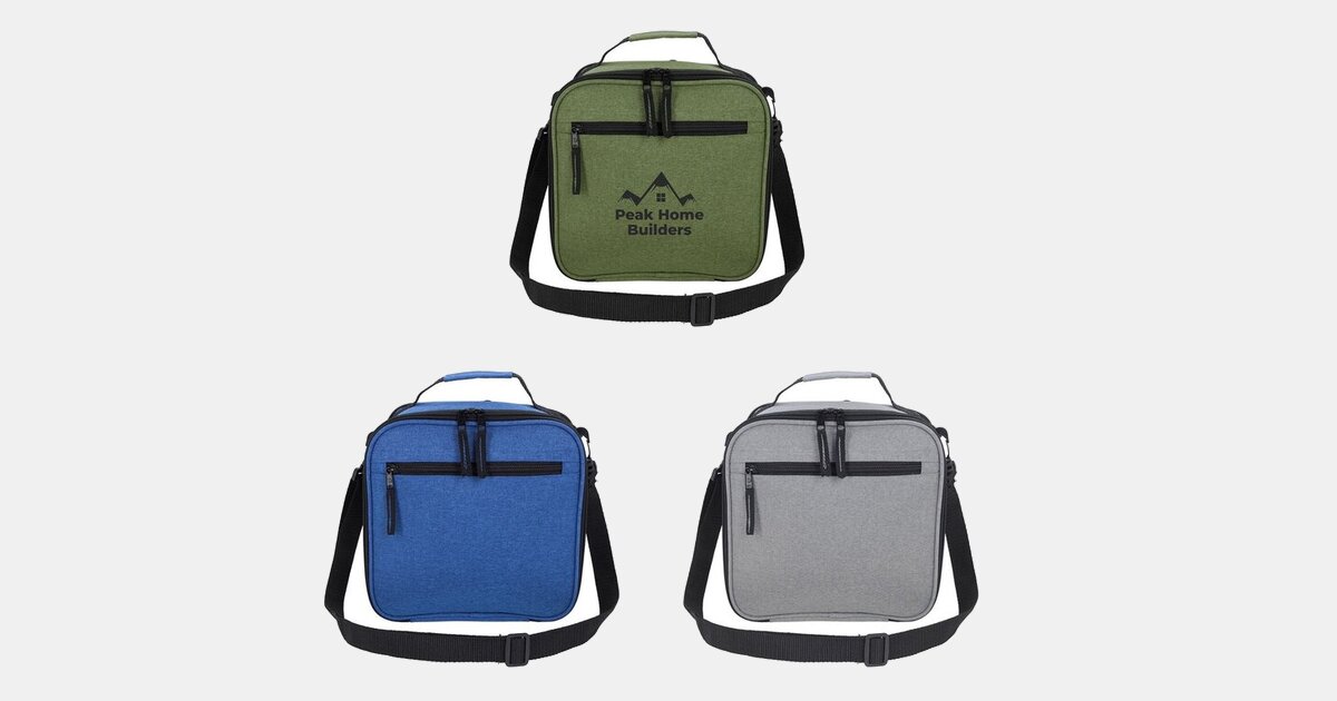Custom Printed Lunch Break Expandable Lunch Bag with your logo ...