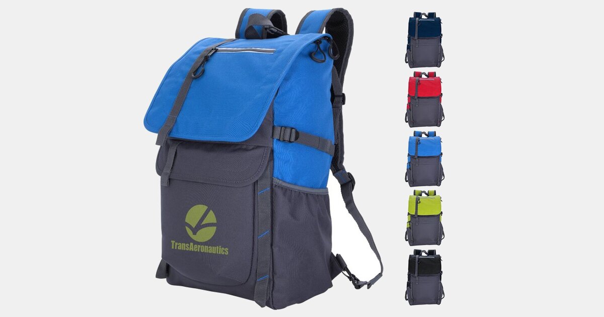 Custom Imprinted All-Around Adaptive RPET Backpack with your logo ...