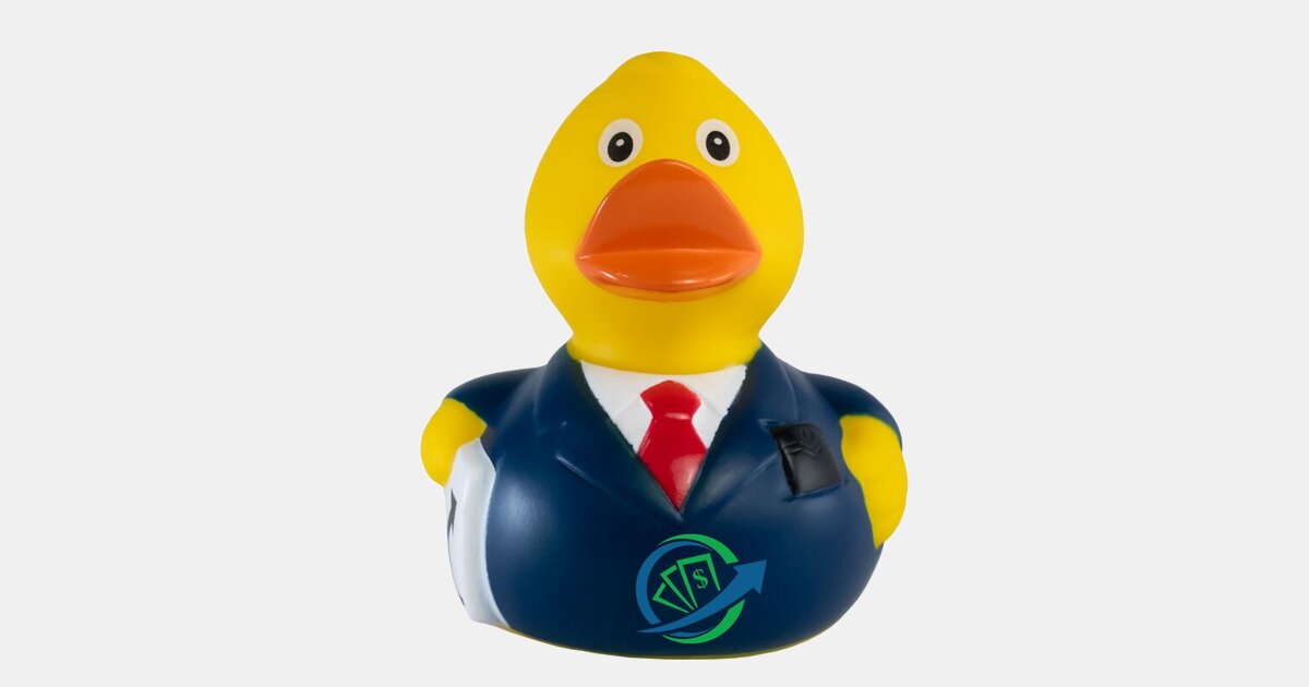Custom Printed Business Rubber Duck with your logo | ImprintLogo.com