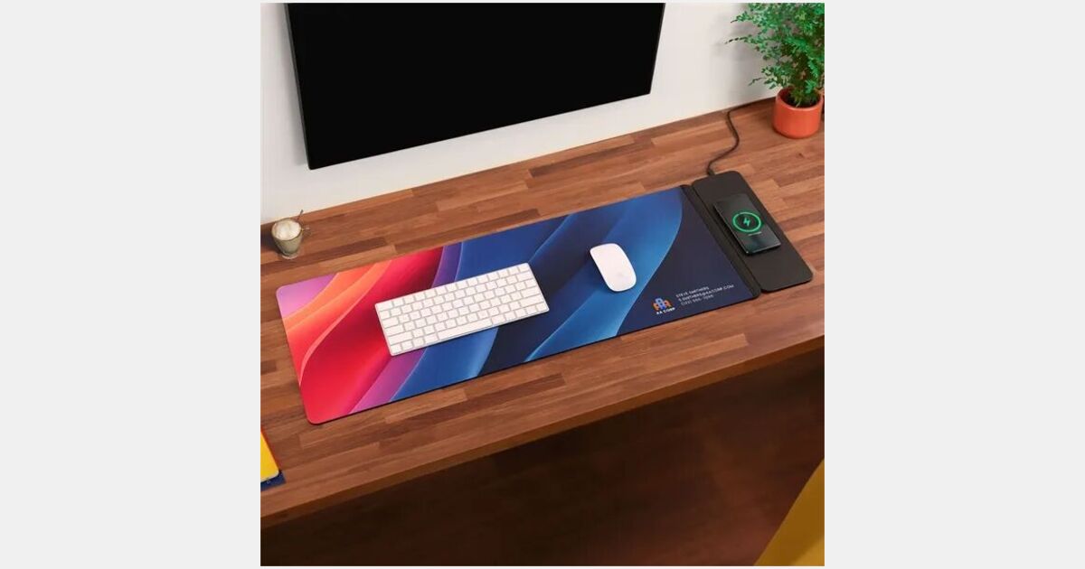 Custom Printed Nowire(TM) Recycled Desk Mat with your logo ...