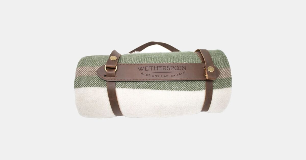 Laser Engraved Elliston Blanket with your logo | ImprintLogo.com